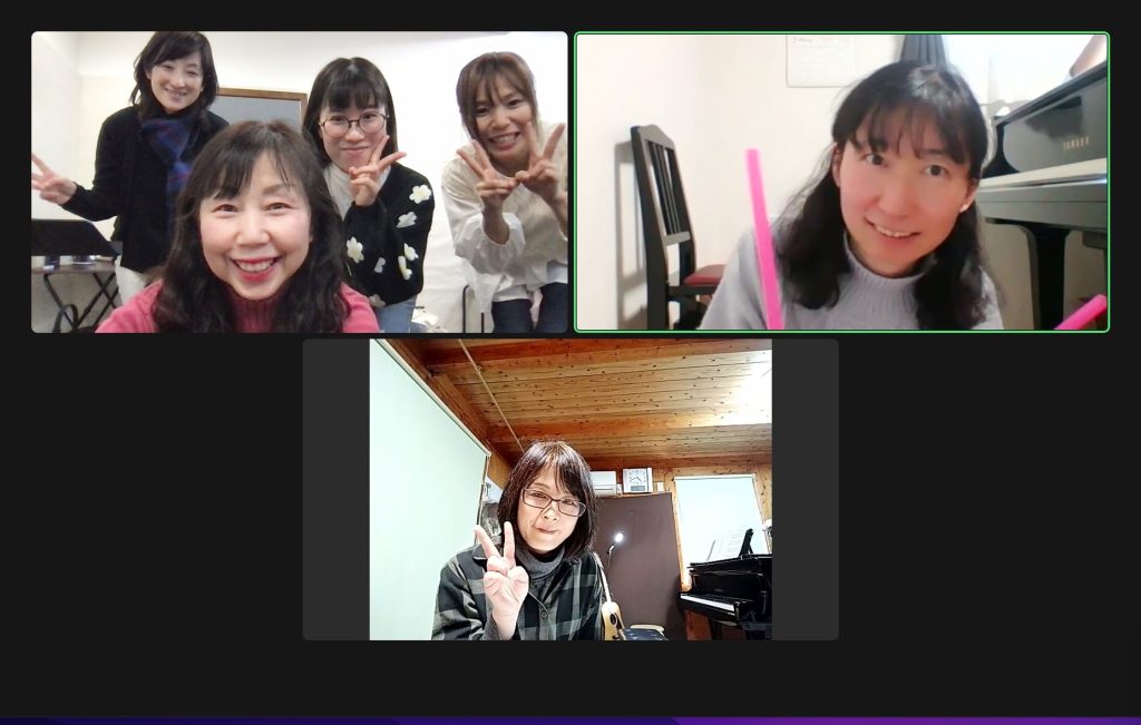 リトミック講座 フクジュソウ組「個別アドバイスが有難い！」受講生さんの声 - 枚方市、寝屋川市のピアノ教室、リトミックなら